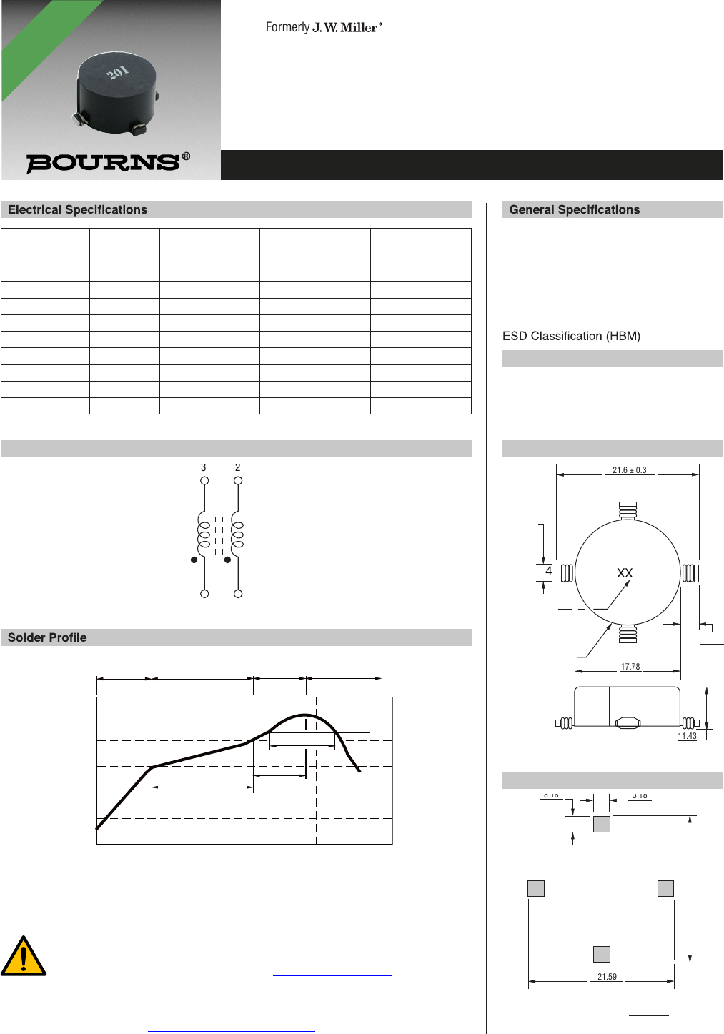 PM3700 Series Datasheet by Bourns Inc. | Digi-Key Electronics