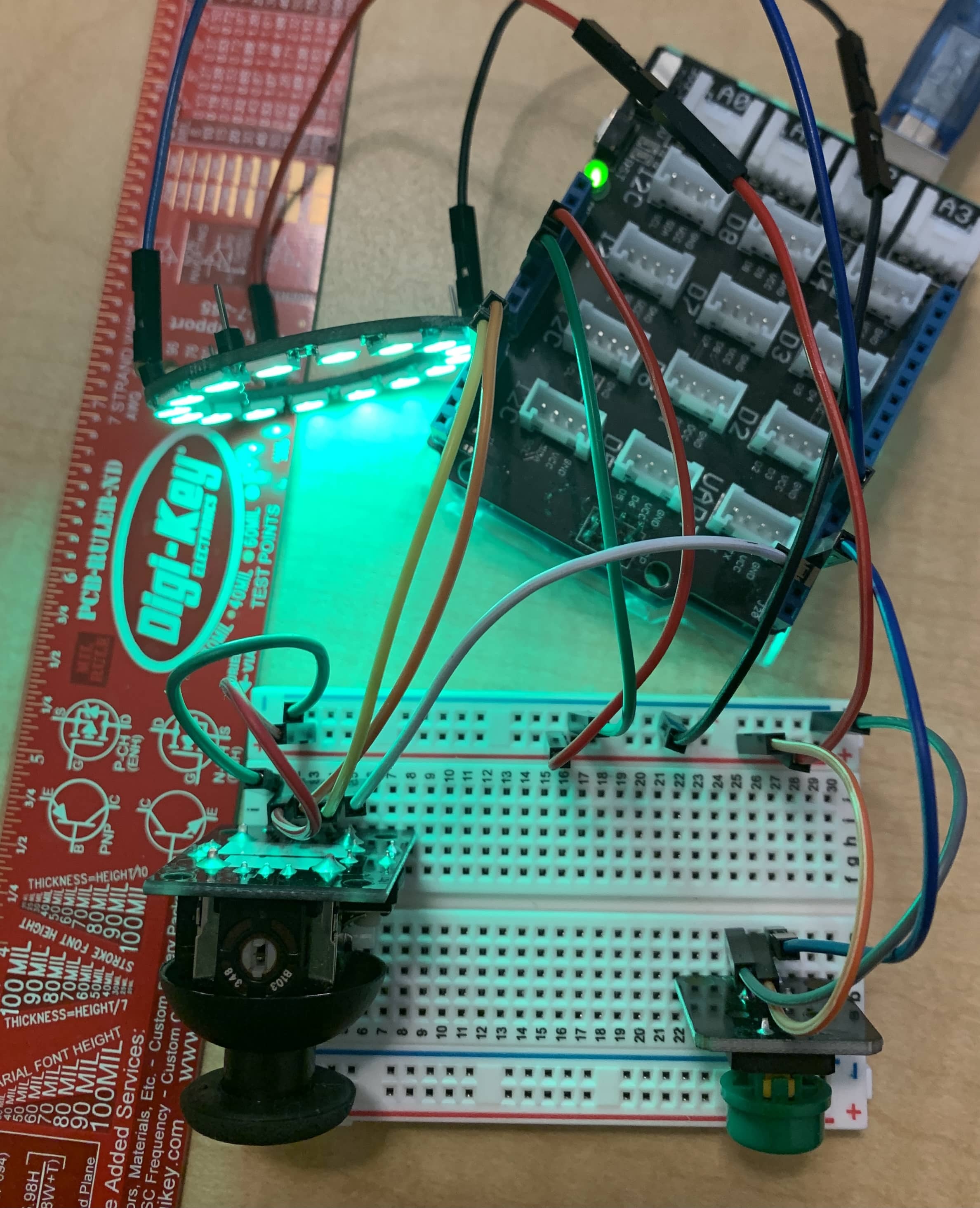 Back to the basics: Arduino, Interrupts, Joystick, Button, NeoPixel!